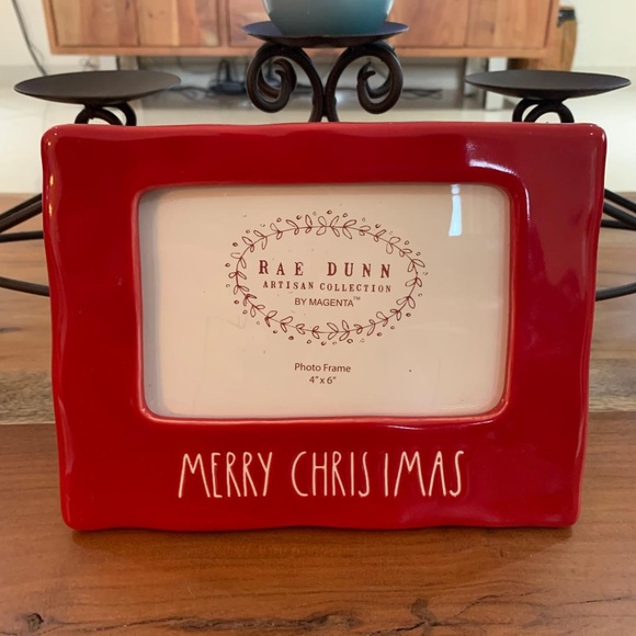 Rae Dunn | Accents | Rae Dunn Merry Christmas 4 X 6 Picture Frame ...